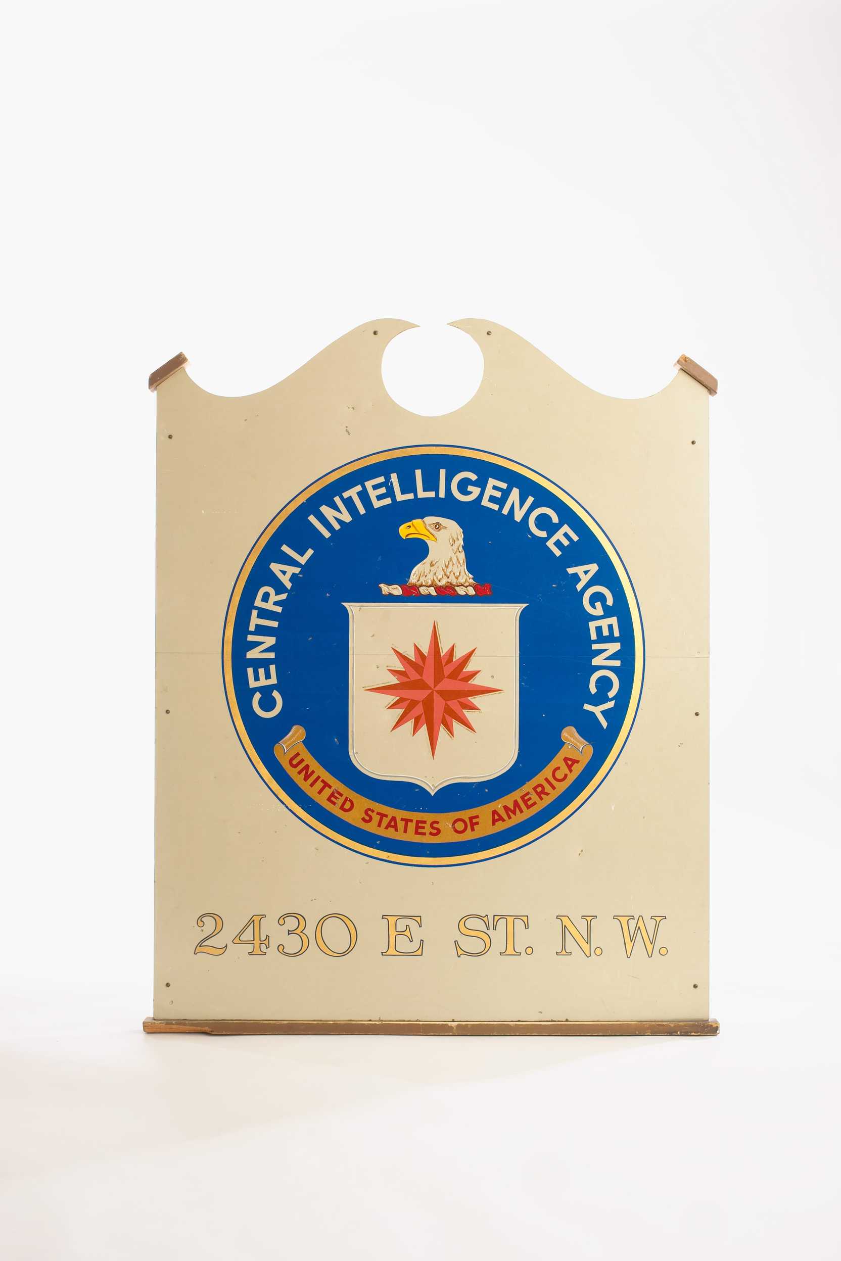 E Street Complex Sign with CIA Seal - CIA